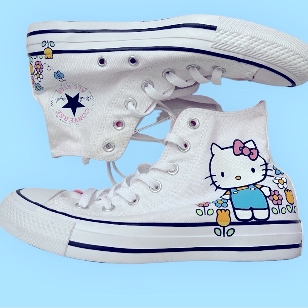 Converse X Hello Kitty; Authentic And Brand New Witho… - Gem